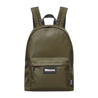 Blauer Gr&uuml;ner Beschichteter Rucksack mit Verstellbaren Tr&auml;gern - - Bags - Herren - Gr&uuml;n - ONE SIZE
