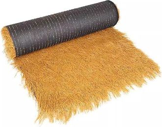 Generic Toit De Chaume Artificiel Mexicain, Rouleau De Chaume Synth&eacute;tique Ignifuge, Ignifuge, R&eacute;sistant Au Vieillissement, Tiki Bar Hut Patio Pool Beach Hawai