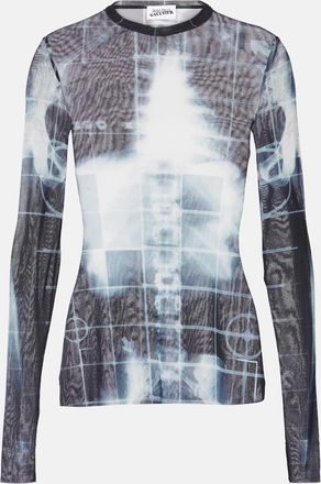 Jean Paul Gaultier Top Squeletor aus Mesh