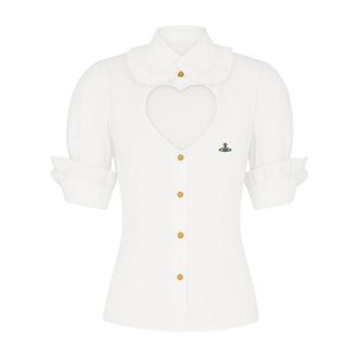 Vivienne Westwood Femme, Blouses et Chemises, Blanc, Taille: 38 FR Chemises