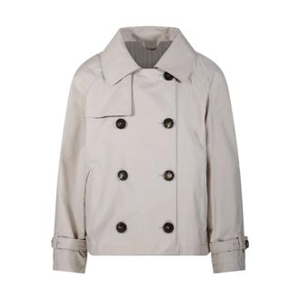 Max Mara Femme, Vestes, Gris, Taille: 38 FR Tesoro Short Jacket