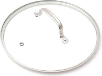 NuWave 3QT Vented Tempered Glass Lid for Saucepan, Oven Safe up to 350F, Dishwasher Safe, Shatter-Resistant, Easy to Clean, Stainless-Steel Handle and Rim, K