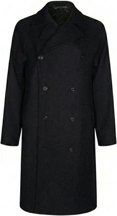 L.B.M. 1911 L.b.m. 1911, Homme, Manteaux, Noir, Taille: M Manteau crois&eacute;