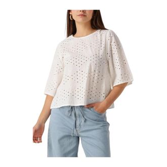 Modstr&ouml;m Damen, Blusen & Hemden, Wei&szlig;, MGr&ouml;&szlig;e