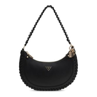 Guess Petra Hobo Schultertasche - - Bags - Damen - Schwarzk - ONE SIZE