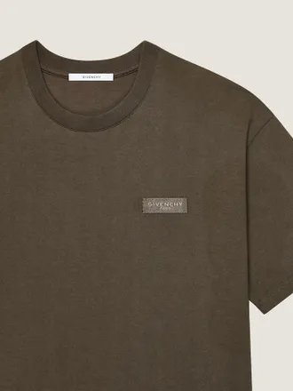Givenchy Logo-Embroidered T-Shirt - Marron