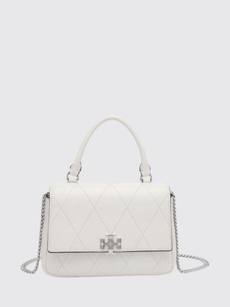 Tory Burch Mini sac Charlie en cuir matelass&eacute; avec bandouli&egrave;re cha&icirc;ne