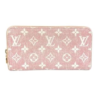 Louis Vuitton Pre-owned Denim Wallet - - Pre-owned - Damen - Rosa - ONE SIZE