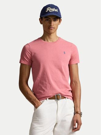 Polo Ralph Lauren T-Shirt 710671438433 Rosa Custom Slim Fit