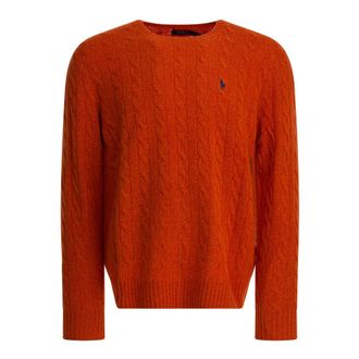 Polo Ralph Lauren Orange Cable Strickpullover Aw25 - - Knitwear - Herren - Orange - XL