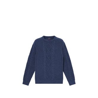 Timberland Pull droit en coton m&eacute;lang&eacute;