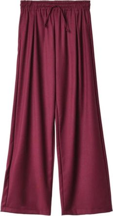 Hinnominate Hinnominate, Femme, Pantalons, Rouge, Taille: 36 FR Pantaloni Over in Twill Coulisse