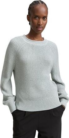 Tom Tailor Denim 1043309 Pull-Over, 14395-Silver Cloud Blue Melange, M Femme