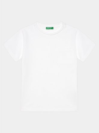 Benetton United Colors Of Benetton T-Shirt 3D56C10HX Weiß Regular Fit