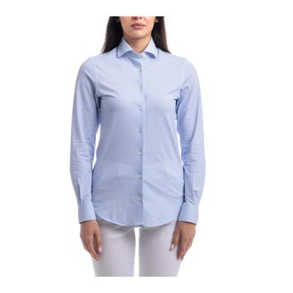 Xacus Slim Fit Hemd - - Blouses & Shirts - Damen - Blau - 2XS