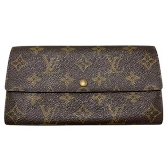 Louis Vuitton Pre-owned Long Wallet (bi-fold) - - Pre-owned - Damen - Braun - ONE SIZE