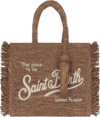 MC2 Saint Barth Femme, Sacs, Brun, Taille: ONE Size Rafiya Volant Bag