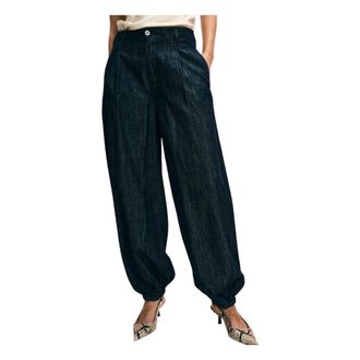 Please Femme, Pantalons, Bleu, Taille: 38 FR Balloon Jeans