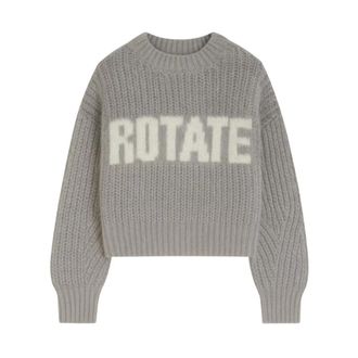 Rotate Shandy Strickpullover - - Knitwear - Damen - Grau - XL
