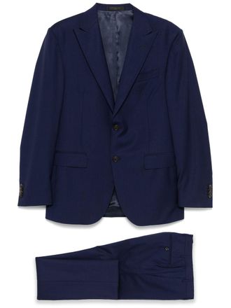 Corneliani costume à simple boutonnage - Bleu