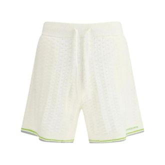 Casablanca Homme, Shorts, Blanc, Taille: M Bermuda en coton
