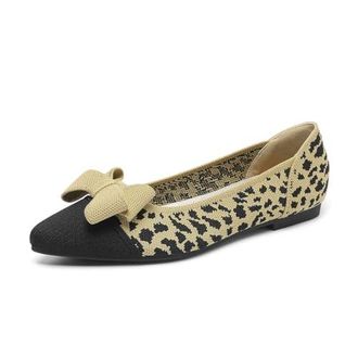 Generic Chaussures de danse latine pour femme - Chaussures plates &agrave; enfiler pour femme - Confortables et &eacute;l&eacute;gantes - Avec noeud - Bleu - Pointure 38 - Confort