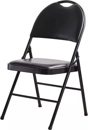 Generic Tragbarer gepolsterter faltbarer Konferenzstuhl - Metallrahmen für einfache Lagerung Ideal für Büroveranstaltungen Schlafzimmer und Training - bequeme