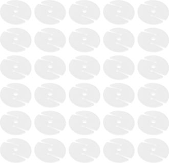 BESPORTBLE 100 St&uuml;ck Kunststoff Dreiloch Sofa Zugschnallen Runde Sofaknopf Positionierungsschnallen Verschlei&szlig;festes M&ouml;belzubeh&ouml;r f&uuml;r Sofas und Betten