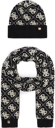 Guess Set Schal und M&uuml;tze GFBOX WP6401 Schwarz
