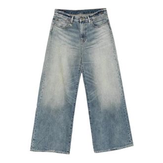 R13 Femme, Jeans, Bleu, Taille: W27 Jean &Eacute;vas&eacute; DArcy