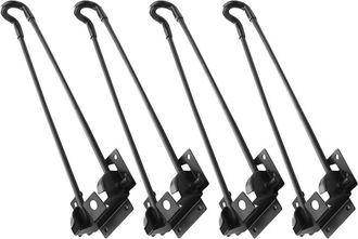 Angoily 4 St&uuml;ck Klappbare Tischbeine 7.28 Zoll Haarnadel Metallm&ouml;belbeine Klappbar F&uuml;r Schreibtisch Couchtisch Betttisch M&ouml;belzubeh&ouml;r