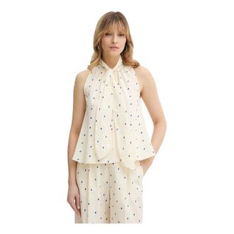 Forte_Forte Ppy2-Bdd07K_01X - Femme - Tops - Beige - Taille: 40 FR