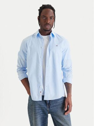 Tommy Jeans Hemd DM0DM22026 Himmelblau Regular Fit