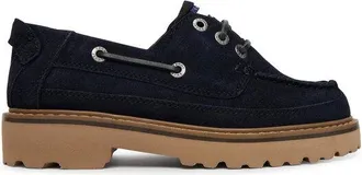 Tommy Jeans Halbschuhe Tjw Archive 01 Low Boat Shoe EN0EN03157 Dunkelblau