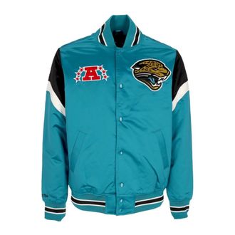 Mitchell & Ness Bomberjacke Heavyweight Satin Jacjag - - Sport - Herren - Mehrfarbig - XL