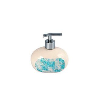 MSV Seifenspender f&uuml;r Seife, Cadix, Wei&szlig;, 11,5 x 8 x 12.8