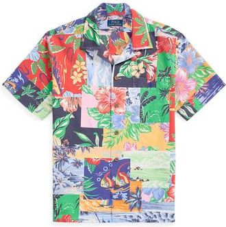 Polo Ralph Lauren Chemise &agrave; imprim&eacute; en coton