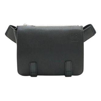 Loewe Pre-owned Anagram Leder Bauchtasche - - Pre-owned - Damen - Schwarzk - ONE SIZE