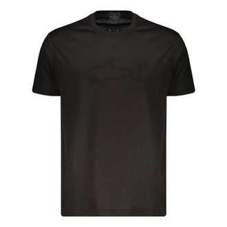 Paul & Shark Schwarzes weiches T-Shirt- vielseitig f&uuml;r jeden Anlass - - Tops - Herren - Braun - 2XL