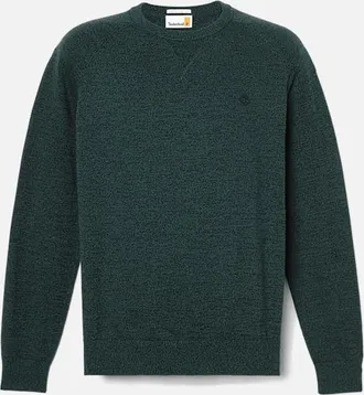 Timberland Williams River Baumwollpullover mit Raglan&auml;rmeln und Rundhalsausschnitt f&uuml;r Herren in Dunkelgr&uuml;n, Herren, Gr&uuml;n, Gr&ouml;&szlig;e