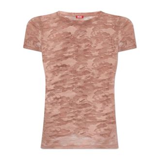 Diesel Femme, Tops, Rose, Taille: 44 FR Kasia-Utlt T-shirt