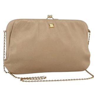 Celine Sac bandouli&egrave;re vintage Pre-owned - Femme - Pre-owned - Beige - Taille: ONE Size