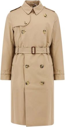 Burberry Homme, Manteaux, Brun, Taille: L Kensington Trench Coat