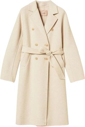 Twinset Damen, M&auml;ntel, Beige, LGr&ouml;&szlig;e