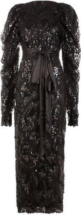 Rotate Robe longue &agrave; sequin