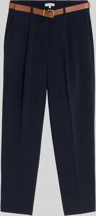Tom Tailor Cropped Fit Hose aus Baumwoll-Lyocell-Mix mit G&uuml;rtel