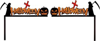 Generic Gruselige Dekoration f&uuml;r Halloween-T&uuml;rrahmen - Halloween-Eckdekoration, Festlicher Aufkleber f&uuml;r den Halloween-T&uuml;rrahmen | Eckwanddekoration, Dekorati