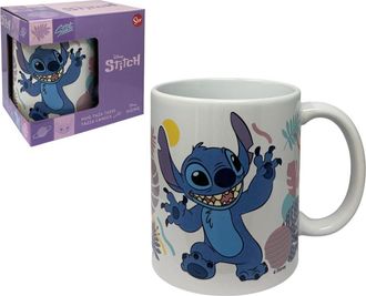 Cartoon Stitch Keramik Tasse Disney Modell Mug 325ml Frühstückstasse für Kinder