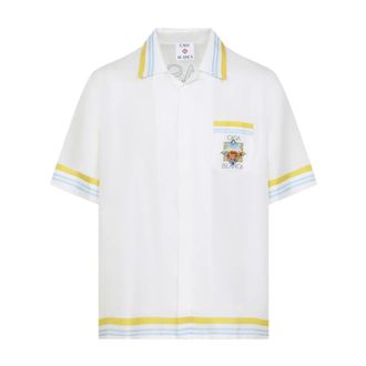 Casablanca Mss26Sh00304 Seidenhemd - - Shirts - Herren - Wei&szlig; - M