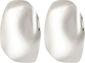 Breil B WHISPER TJ3230 Boucles doreilles pour femme en acier Argent&eacute; 4 cm, 4cm, Acier alli&eacute;, Pas de gemme